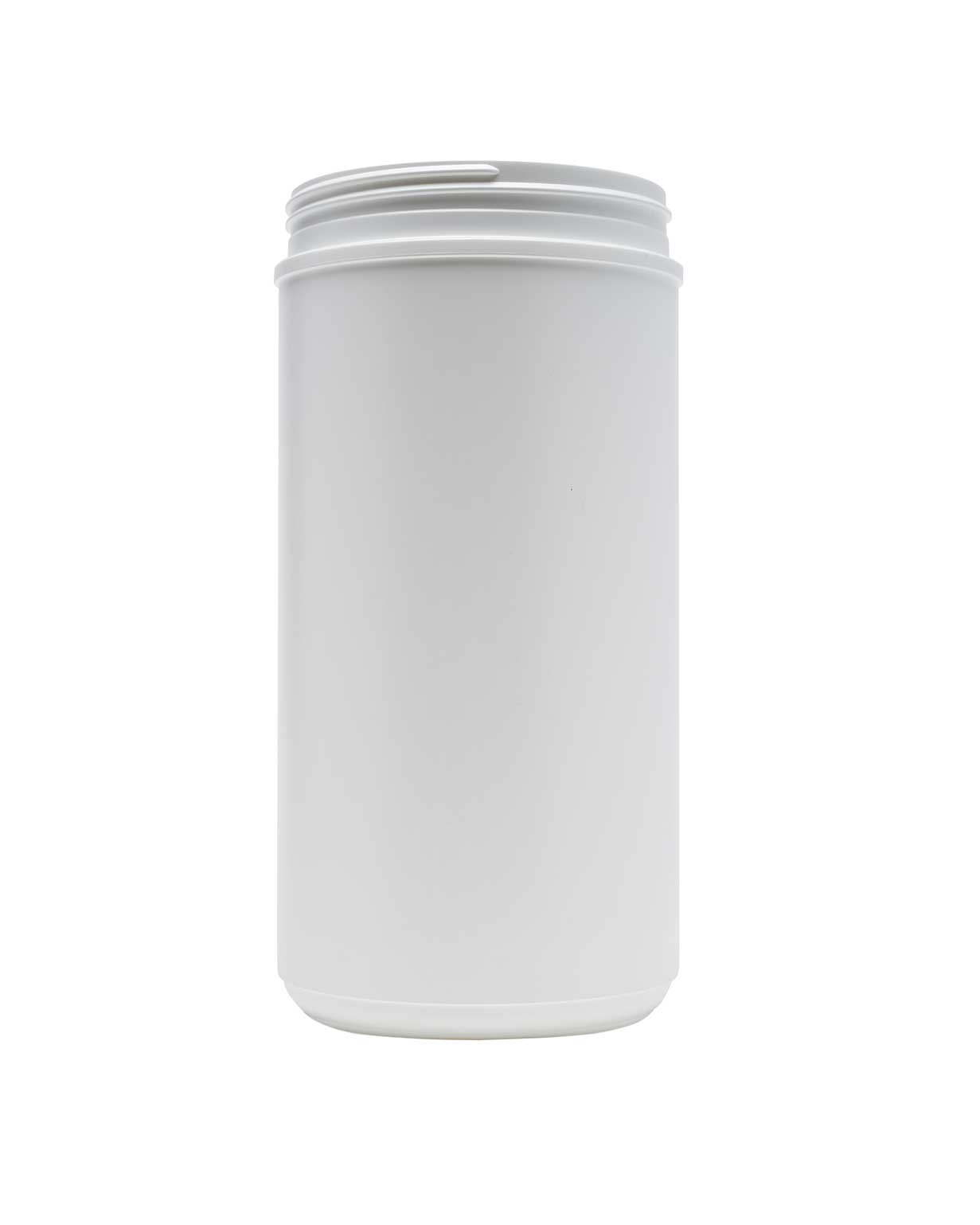 55oz 120-400 White HDPE Straight Sided Canister - Paramount Global