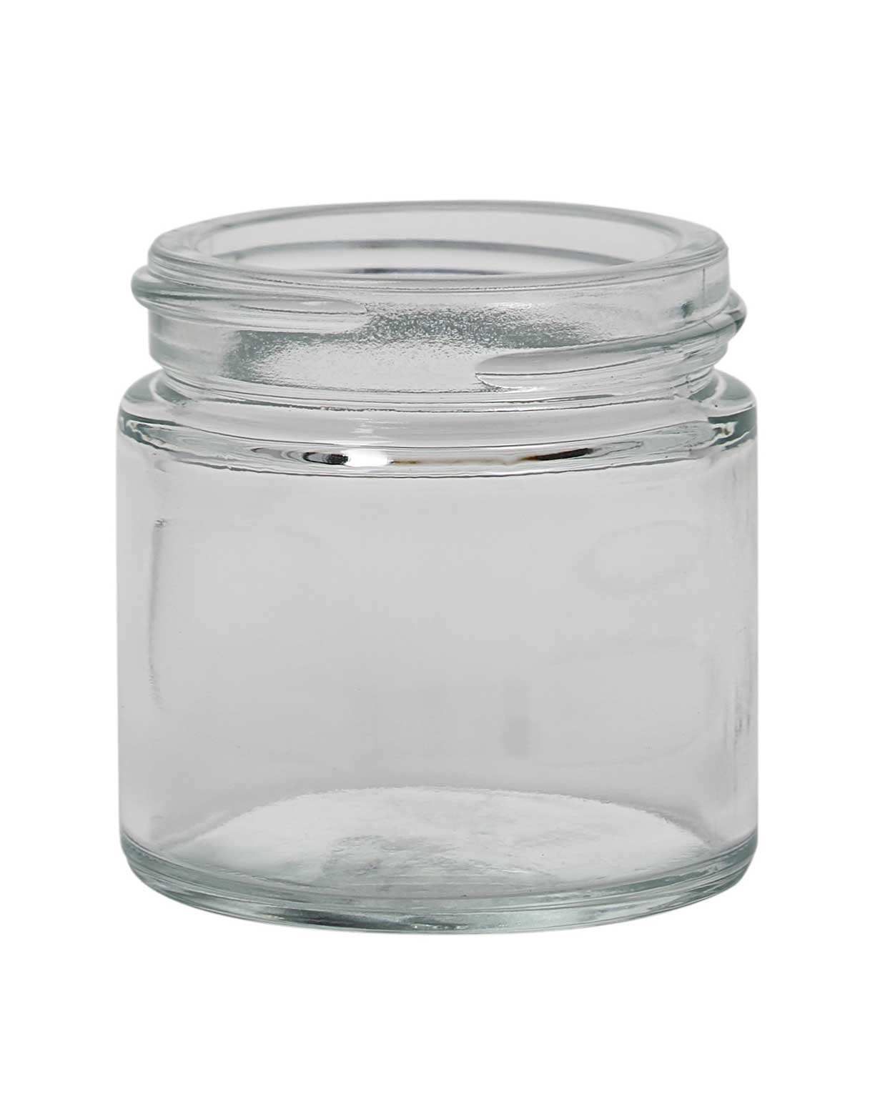 2oz 53-400 Flint Clear Straight Sided Wide Mouth Jar