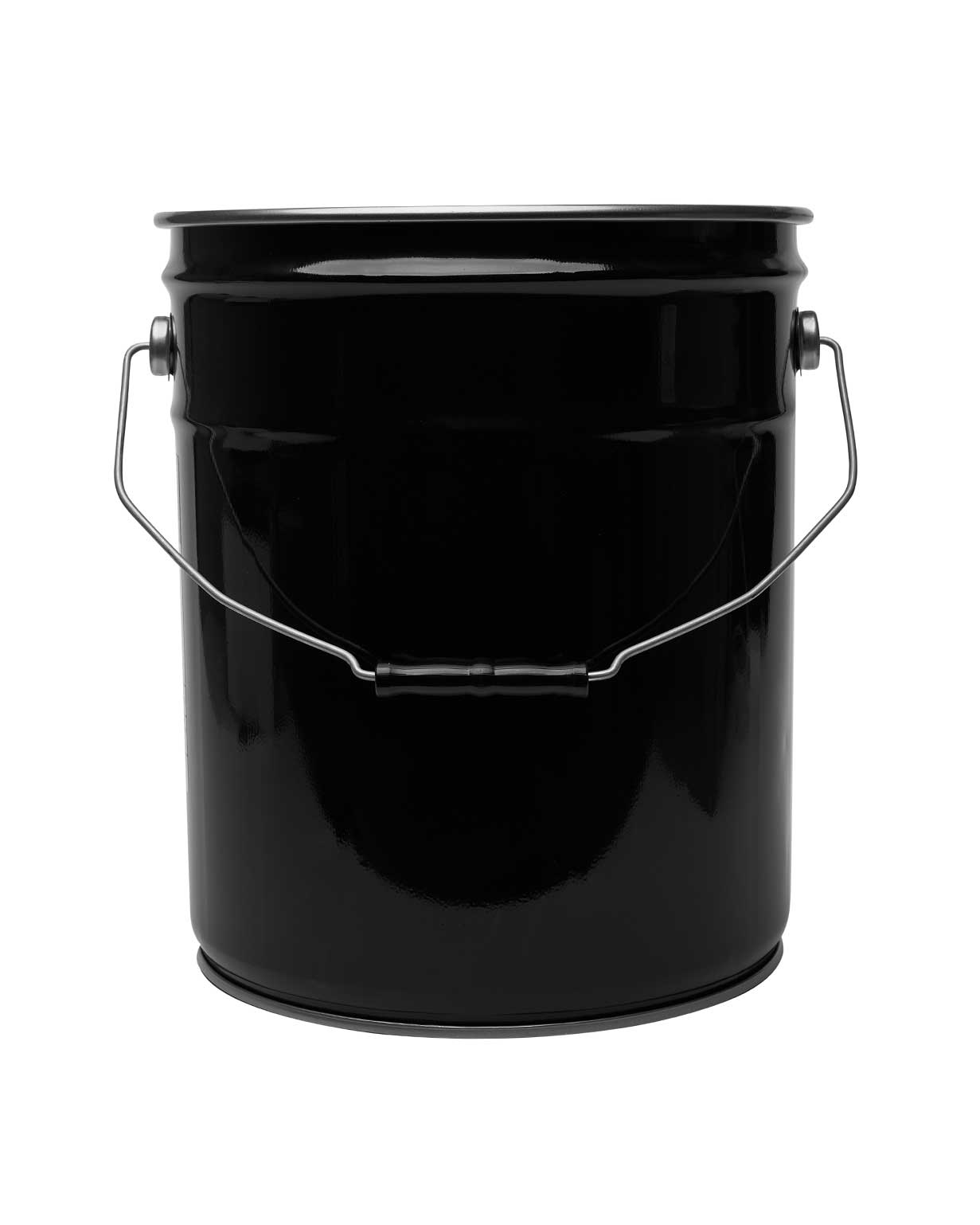 5gl Black Steel 26/24ga UN Open Head Pail